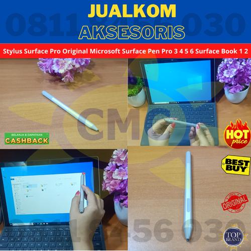 Jual Stylus Surface Pro Microsoft Surface Pen Pro 3 4 5 6 Surface Book 1 2 Original BNIB Second ...