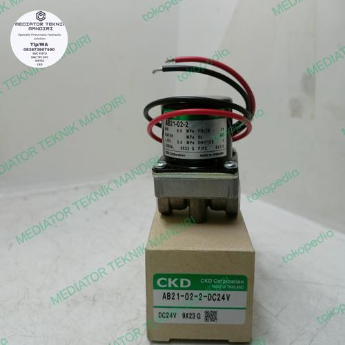 Jual SOLENOID VALVE CKD AB21-02-2-DC24V DRAT 1/4" - Jakarta Barat ...