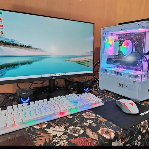 Jual pc gaming fullset murah siap pakai - monitor 19 inc - Kab ...
