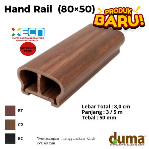 Jual HAND RAIL 80x50 WPC - DUMA - RAILING / HANDRAIL TANGGA - 80X50 ...