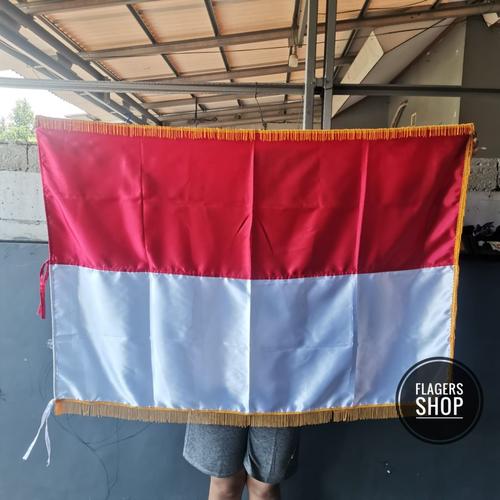 Jual BENDERA RUANGAN INDONESIA / MERAH PUTIH 90x135 CM - UKURAN BESAR ...