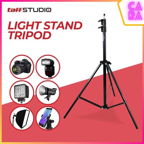 Jual Tripod Light Stand Studio Foto Aluminium - 200cm - Jakarta Barat - CARA Store | Tokopedia
