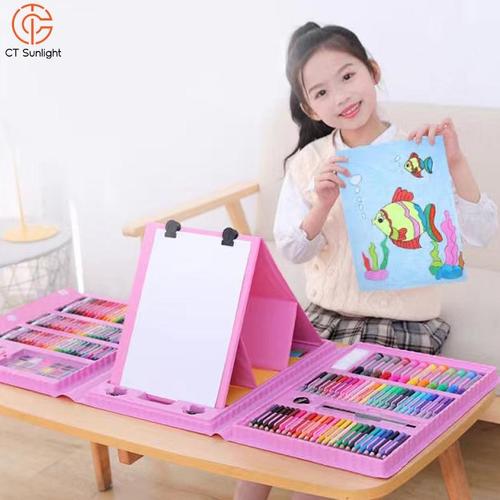Jual SF VIRAL CRAYON SET 208 Pensil Warna Crayon Set 208 Pcs Crayon ...