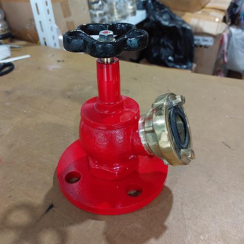 Jual Angle valve / hydrant valve upright DN40-10K Storz brass - Jakarta ...