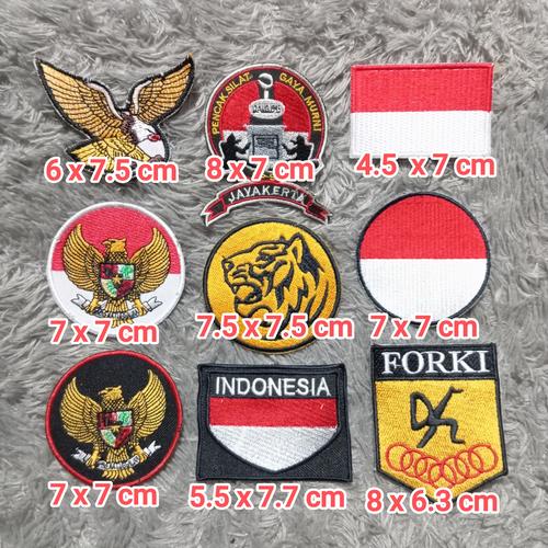 Promo Badge Bordir FORKI,logo GARUDA,logo bordir, emblem bordir ...