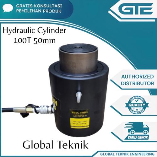 Jual Hydraulic Cylinder 100T 50mm Hidrolik Silinder 100 Ton Jack Heavy ...
