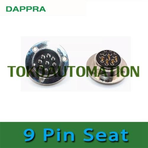 Jual 9 Pin male Plug Konektor Kabel Connector Socket Seat Utk MIG Mesin ...