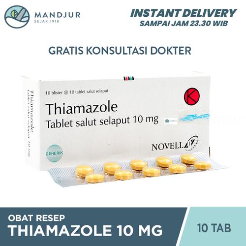 Jual Thiamazole 10 mg 10 Tablet / Obat Hormon / Tiroid - Jakarta Pusat ...