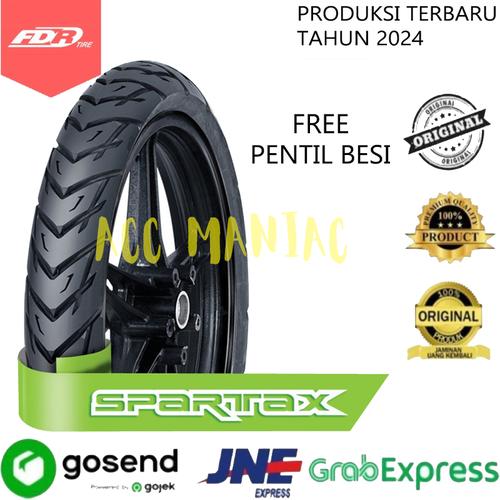 Jual FDR SPARTAX Ban Tubeless 70 80 90 RING 17 Motor Depan Belakang ...