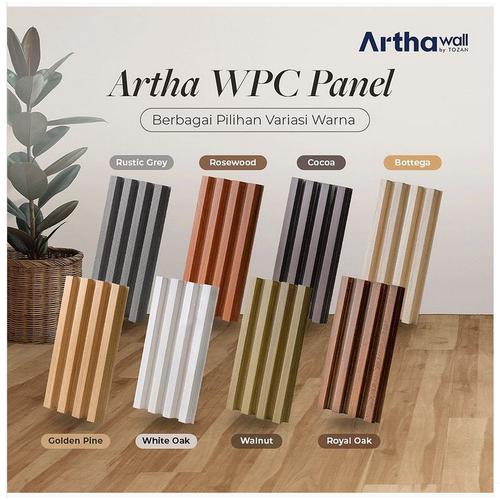 Jual WPC Wall Panel ARTHA dinding 2.95 x 16 cm | Kisi Kisi Wallpanel ...