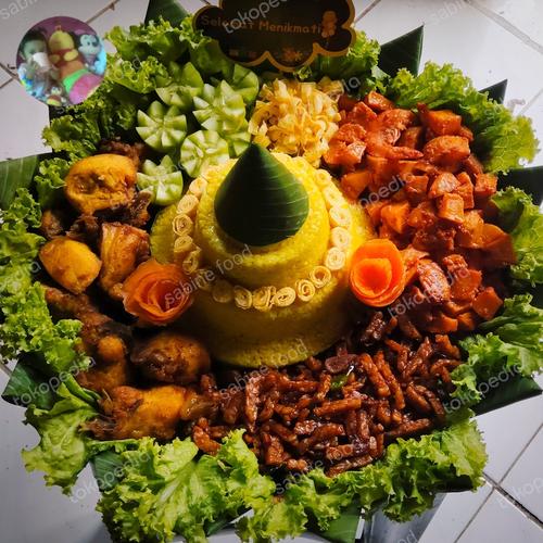 Jual nasi tumpeng 10 porsi - Kab. Bogor - sabine food | Tokopedia