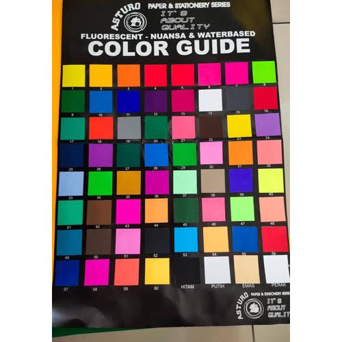 Jual ASTURO ORIGINAL SPOTLIGHT COLOR PAPER KERTAS KARTON WARNA - Black ...