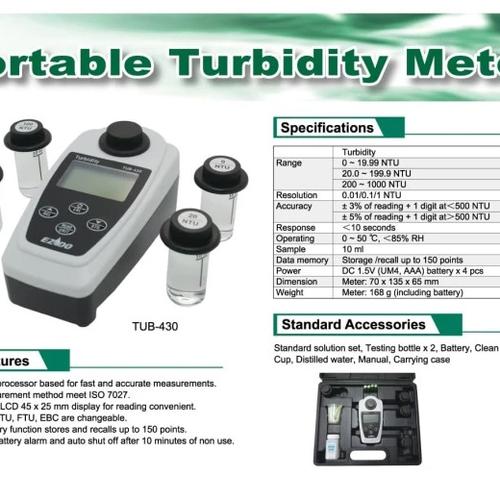 Jual Turbidity Meter TUB 430 Original dan bergaransi - Jakarta Barat ...