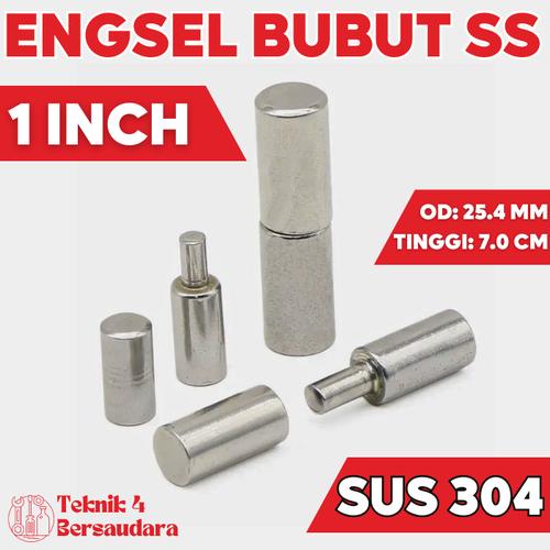Jual ENGSEL STAINLESS 1 Inch (25,4mm) SUS 304 - Jakarta Utara - Teknik ...