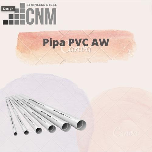 Jual Pipa PVC Putih JIS AW 24 Bar PLATINUM LYON 1 1/2" X 4M - Kota ...