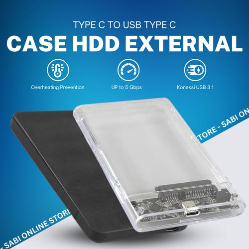 Jual Hardisk HDD Case Enclosure 2.5 Inch USB Type C to Type C - Jakarta ...