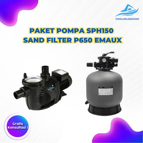 Jual Paket Pompa Emaux SPH150 1.5 HP dan Sand Filter Emaux P650 - Kab ...