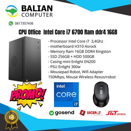 Jual KOMPUTER/PC CORE I7 6700 RAM DDR4 16GB SSD+HDD SUPER KENCENG UNTUK ...