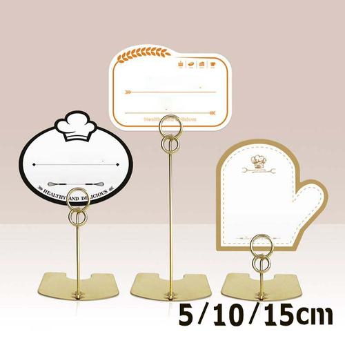 Jual Basi Table Menu Stand Price Tag Holder Penjepit Memo Stand Card ...