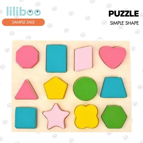 Jual Mainan Edukasi Anak Montessori Kayu Geometry Knob Puzzle Stick ...