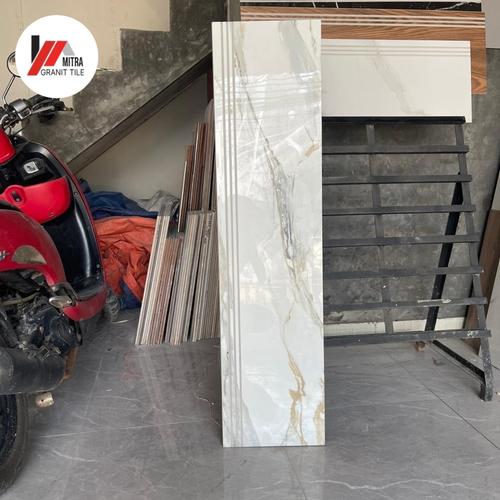 Jual granit tangga motif putih serat gold ukuran 30x100 30x90 list ...