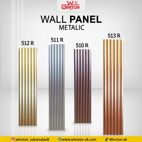 Jual Wallpanel Metallic bulat Wall Panel Glossy Kisi kisi solid color ...