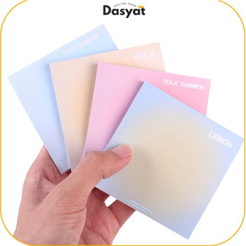 Jual DOS Sticky Notes Gradasi Lucu Polos 50 Lembar Memo Tempel Gradasi ...