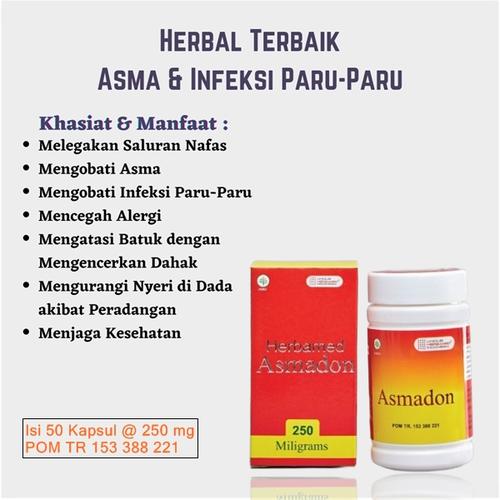 Jual Obat asma asmadon herbal sesak napas pengencer dahak batuk asma ...