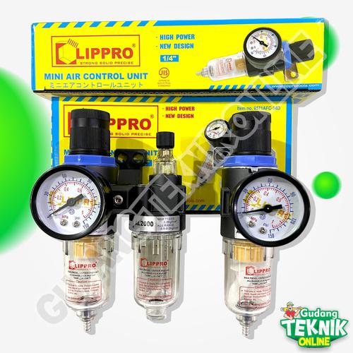 Jual Mini Air Control Unit 1/4" LIPPRO Single Double Filter Air ...