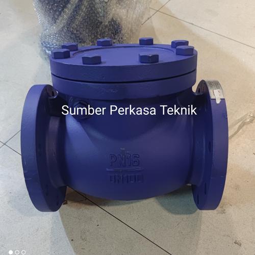 Jual Swing Check Valve CI PN16 Flange 4" inch ( DN 100 ) - Jakarta ...