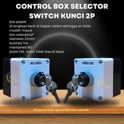 Jual Saklar kunci ON OFF / box control waterproof/ saklar key switch ...