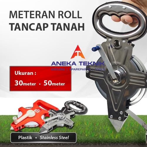 Jual Meteran Tancap Tanah / Frame Ruler / Tape Measure Shelf Portable ...