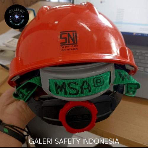 Jual HELM SAFETY MSA full set/ helm kerja proyek warna lengkap whit ...