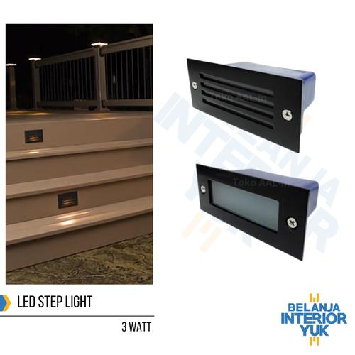 Jual STEPLIGHT Lampu Tanam Tangga LED Persegi Panjang 3Watt 3000K IP65 ...
