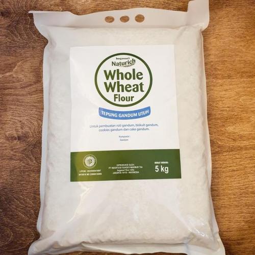 Jual Tepung Gandum Utuh Whole Wheat Flour (WWF) Bogasari Naturich 5Kg ...