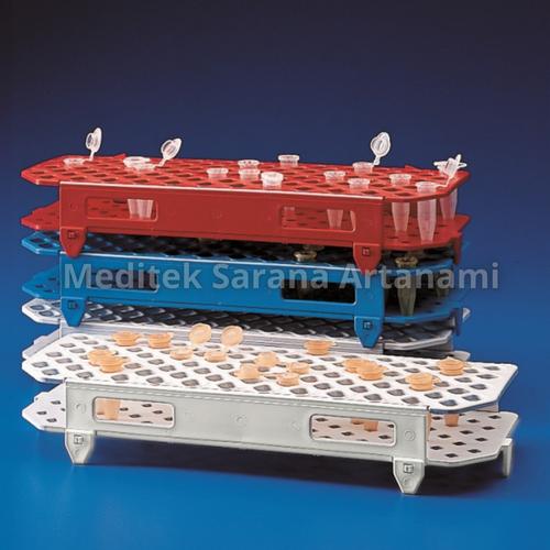 Jual KARTELL Rack Micro Test Tube 1.5 ml PP 100 Holes Rak Tabung Reaksi ...