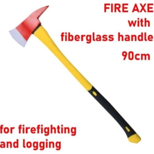 Jual Fire Axe 90cm Fiberglass Handle Kapak Pemadam Kebakaran ...