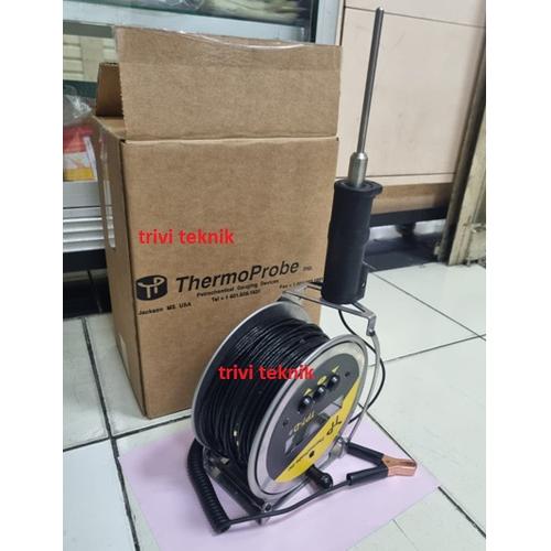 Jual ThermoProbe digital petroleum gauging thermometer TP7-D,alat ukur suhu cargo - 25mtr ...