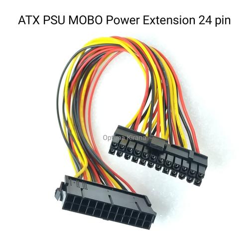 Jual ATX POWER SUPPLY UNIT CPU 24 PIN EXTENSION POWER CABLE - Jakarta ...
