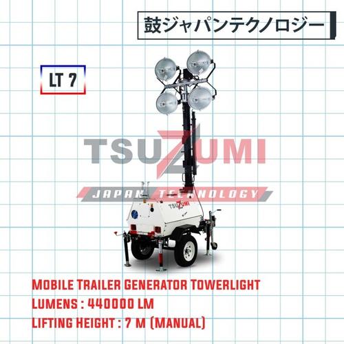 Jual Genset Tower Light LT 7 Japan Technology / Genset Lampu Proyek ...