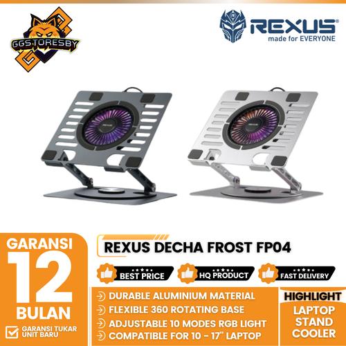 Jual REXUS DECHA FROST FP04 Stand Laptop - Grey - Kota Surabaya ...