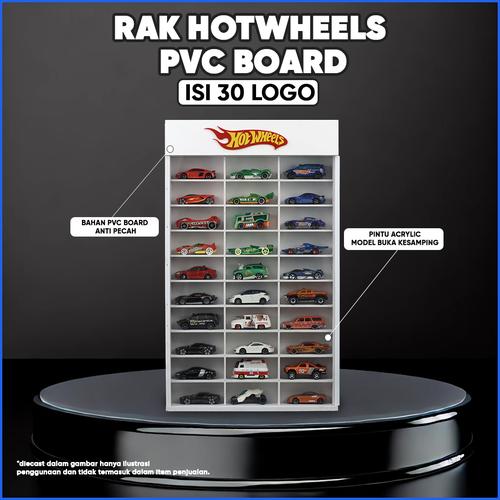 Jual RAK HOTWHEELS PVC BOARD ISI 30 MODEL KOTAK DENGAN LOGO - Kab ...
