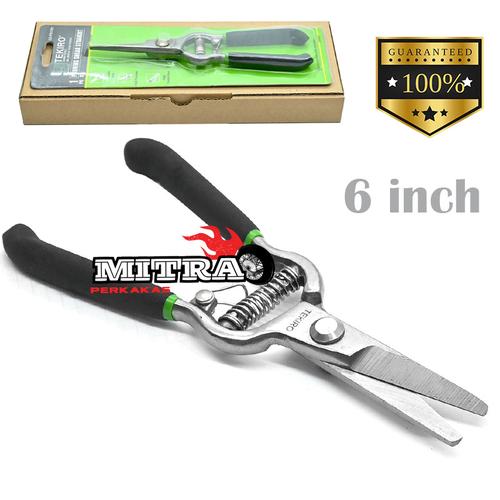 Jual TEKIRO - GUNTING DAHAN LURUS UK 6 INCH GUNTING TANAMAN - ORIGINAL ...