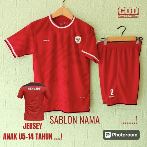 Jual ( GRATIS SABLON NAMA PUNGGUNG) Jersey Anak Kaos Bola Anak Anak Jersey Futsal Anak Seragam ...