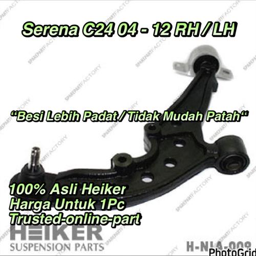 Jual Sayap Lower Arm Serena C24 Kanan / Kiri 100% Asli Heiker - Kiri ...