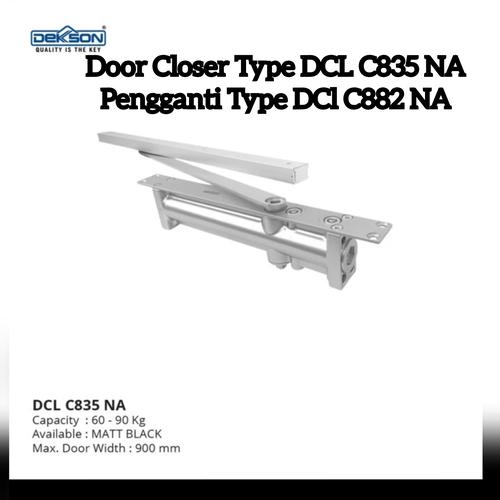 Jual Door Closer Concealed C 835 Dekson Hitam DCL 835 Dekkson Black ...
