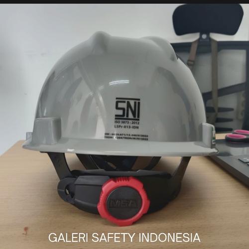 Jual HELM SAFETY MSA FULL SET/ helm kerja proyek warna lengkap wiht ...