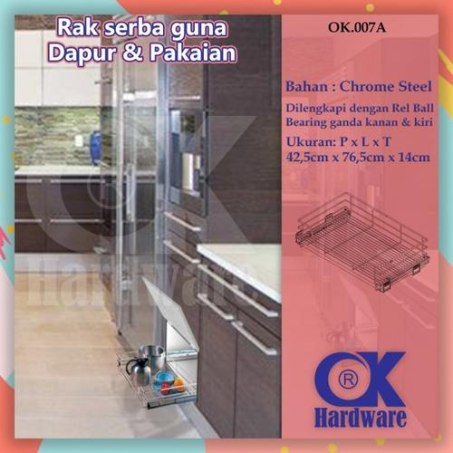 Jual Rak Penyimpanan Stora Storage Tarik Pull Piring Mangkok Peralatan ...