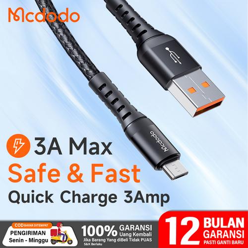 Jual MCDODO Kabel Data Micro USB 3A Fast Charging Nylon Braided - Kab. Tangerang - MCDODO ...