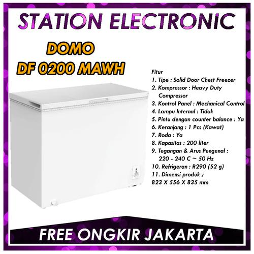 Promo DOMO CHEST FREEZER DF 0200 MAWH / FREEZER DOMO BY MODENA DF-0200 ...